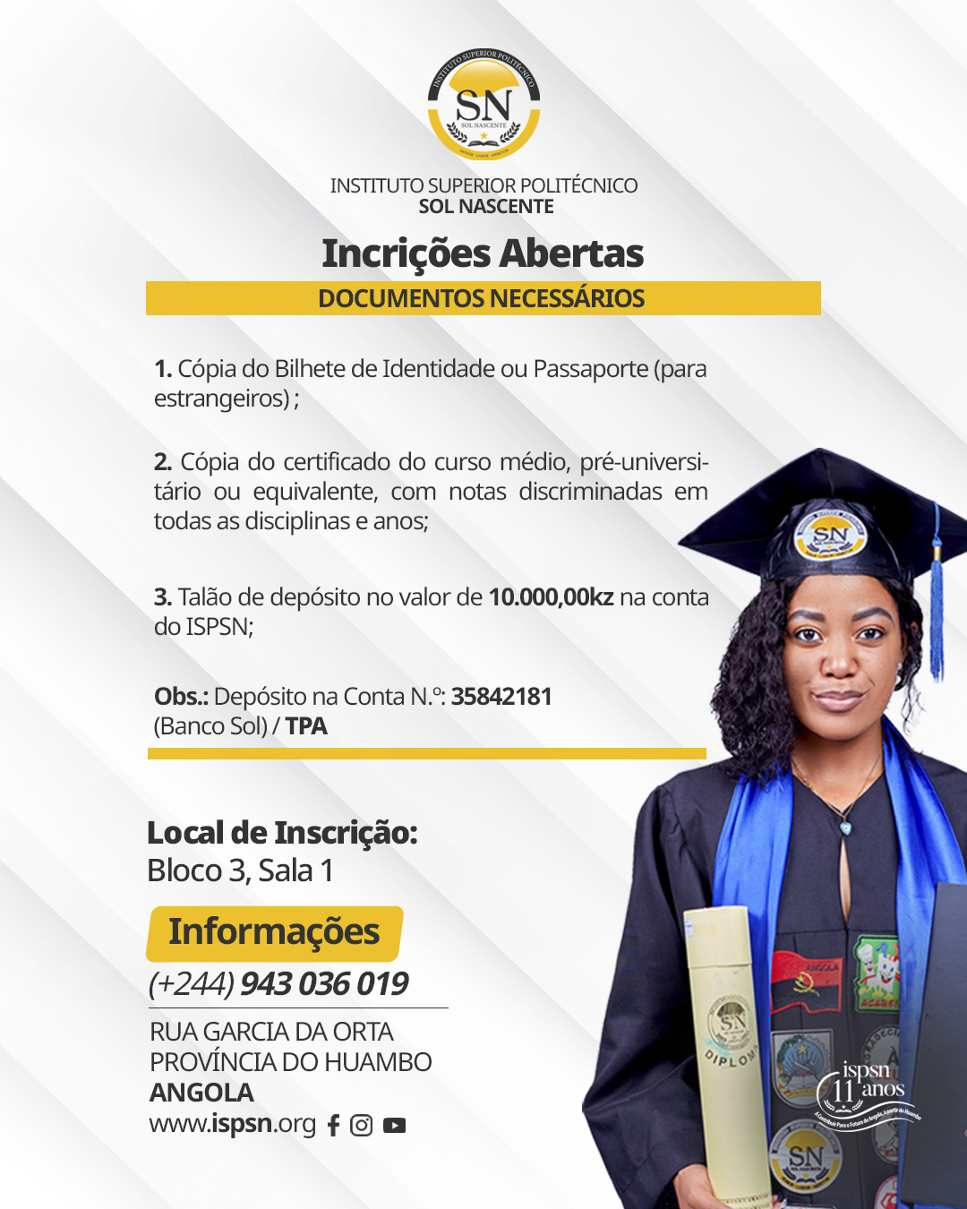 O ISPSN É PARA SI | ISPSN